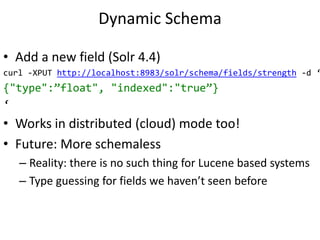KEYNOTE: Lucene / Solr road map | PPT