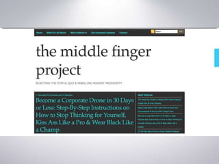 NEPA BlogCon 2015: KEYNOTE - The Middle Finger Project | PPT