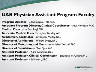 UAB PA Program White Coat Ceremony Keynote Speech | PDF