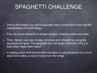 School4you Spaghetti Challenge | PPTX