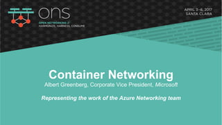 Container Networking | PPT