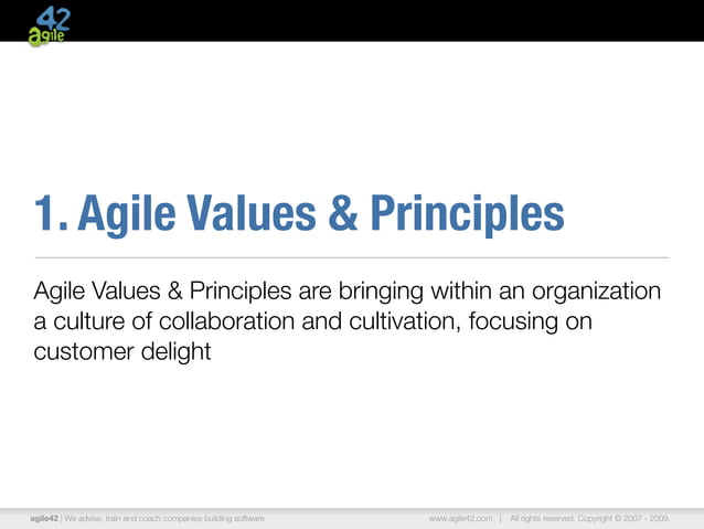 The Anatomy of an Agile Organization | PPT