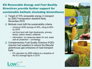 Keynote Biomethane A Renewable Fuel Greg Archer Low C V P | PPT ...