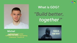 DevFest Warsaw | PPT | Free Download