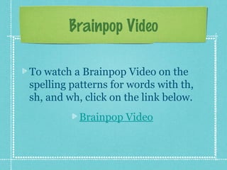 Keynote for spelling patterns clip (ppt) | PPT
