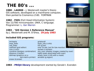 Scaling up globally: 30 years of FOSS4G development. Keynote at FOSS4G ...