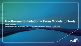 Numerical Modelling of Geothermal Systems | PPT