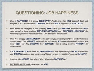 KEYNOTE BUSINESS HAPPINESS | PPTX