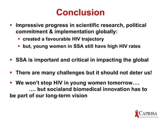 Achieving HIV epidemic control - the importance of HIV prevention in ...