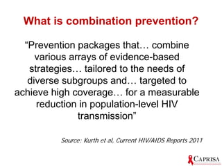 Achieving HIV epidemic control - the importance of HIV prevention in ...