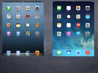iPad in de klas les 1(iOS 6 en iOS7) | PPT