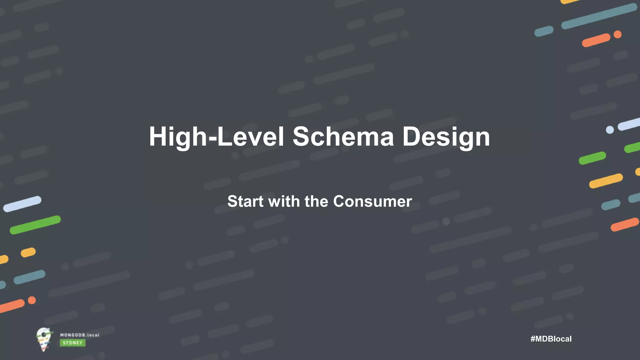 Jumpstart: Introduction to Schema Design | PPT