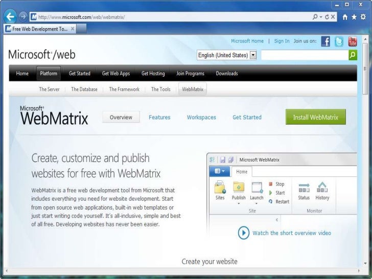 Website created using microsoft webmatrix - nevadagagas