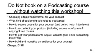 Podcast Tips for the Keynote Speakers | PPT