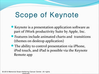 Delivering Instruction via KeyNote | PPT