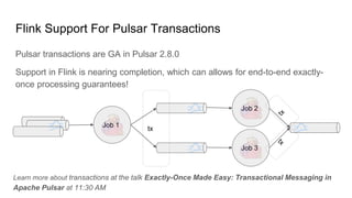 Advanced Stream Processing with Flink and Pulsar - Pulsar Summit NA ...