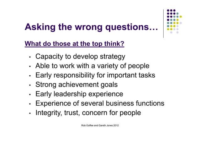 Why Leadership matters - Keynote speaker Prof. Gareth Jones | PPT