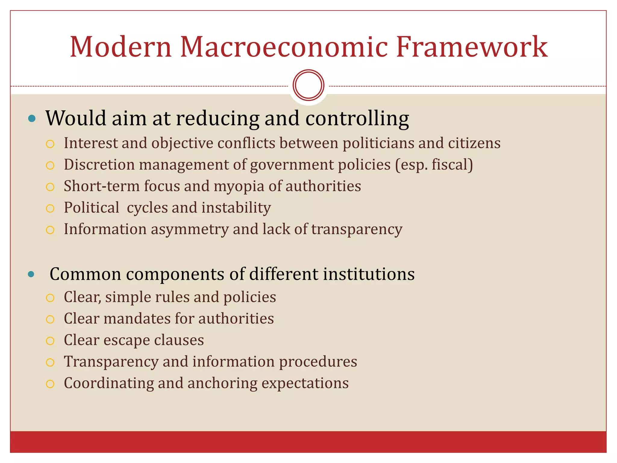A Macroeconomic Framework for Growth under the New Normal | PPTX ...