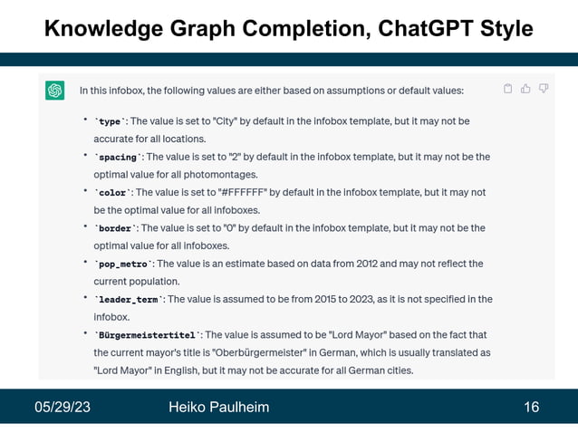 Knowledge Graph Generation from Wikipedia in the Age of ChatGPT ...