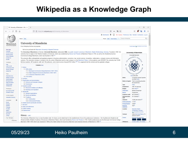 Knowledge Graph Generation from Wikipedia in the Age of ChatGPT ...