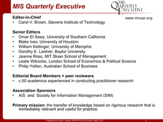 Enterprise systems in healthcare: leveraging what we know from other ...
