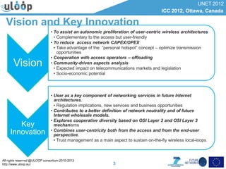 ULOOP project overview - the second generation of user-centric networking | PDF