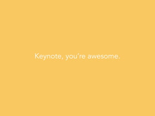 Keynote I Love You (But You're Bringing Me Down) | PDF | Computer ...