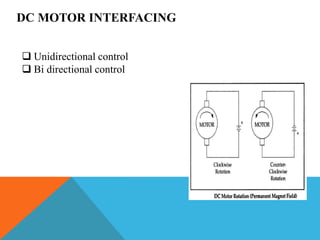 Keypad and dc motor | PPTX