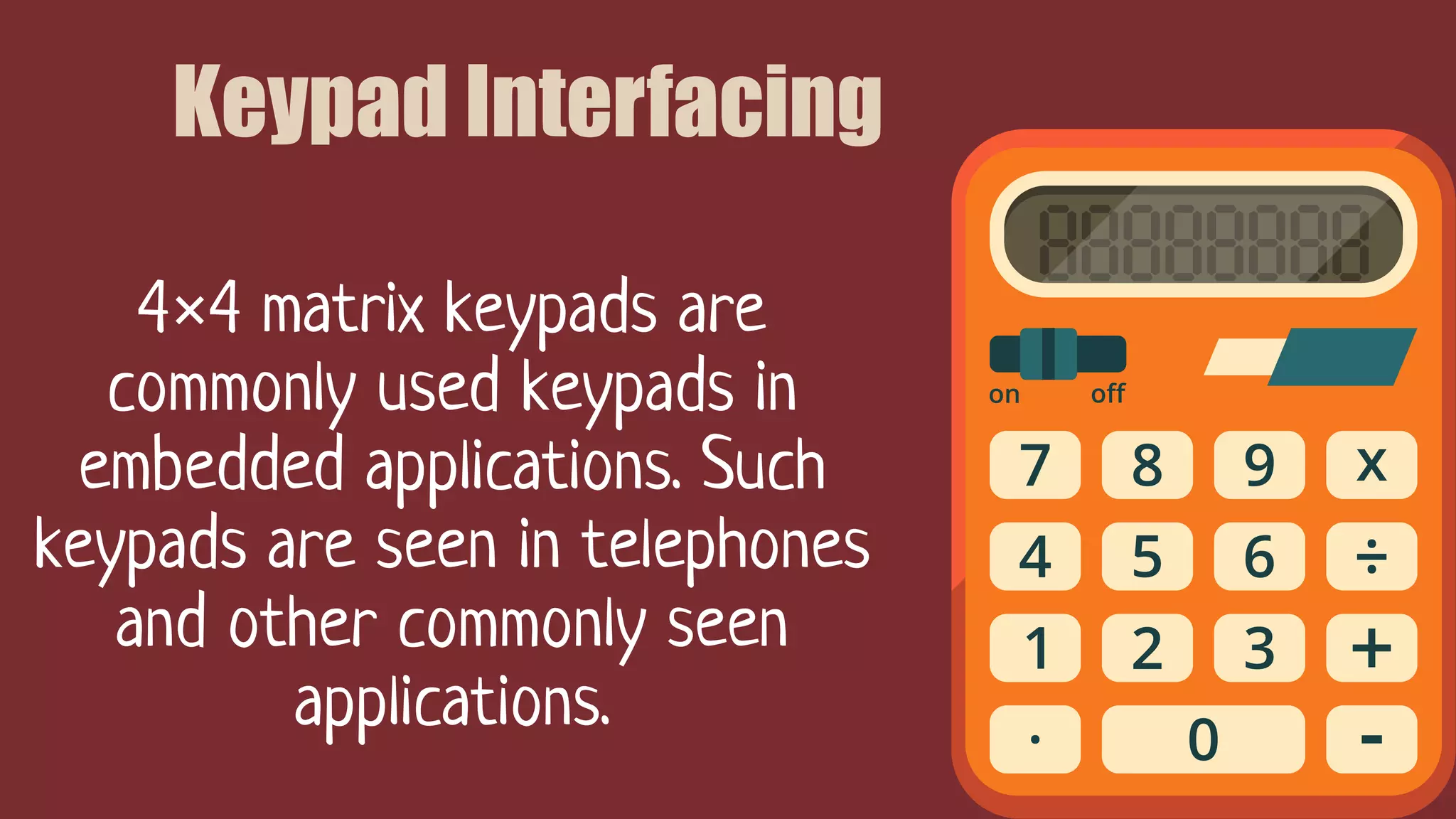 Keypad interfacing | PDF