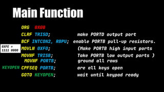 Keypad interfacing | PDF