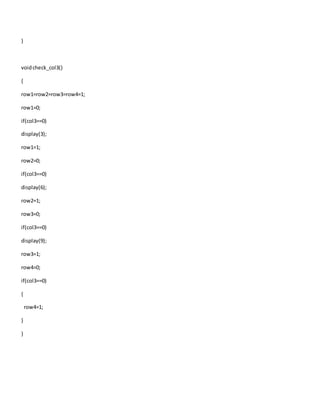 Keypad locking system using 8051 | DOCX