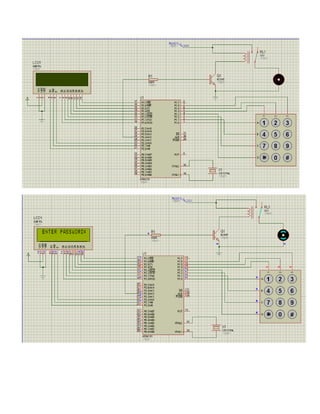 Keypad locking system using 8051 | DOCX