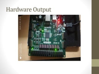 Keypad scanner using Verilog code in VLSI Systems | PPT