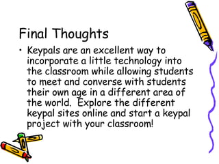 Keypals | PPT