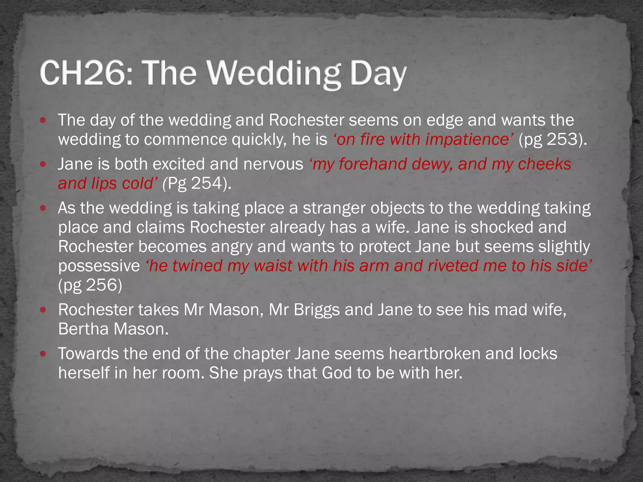 Key Passages in Jane Eyre | PPTX