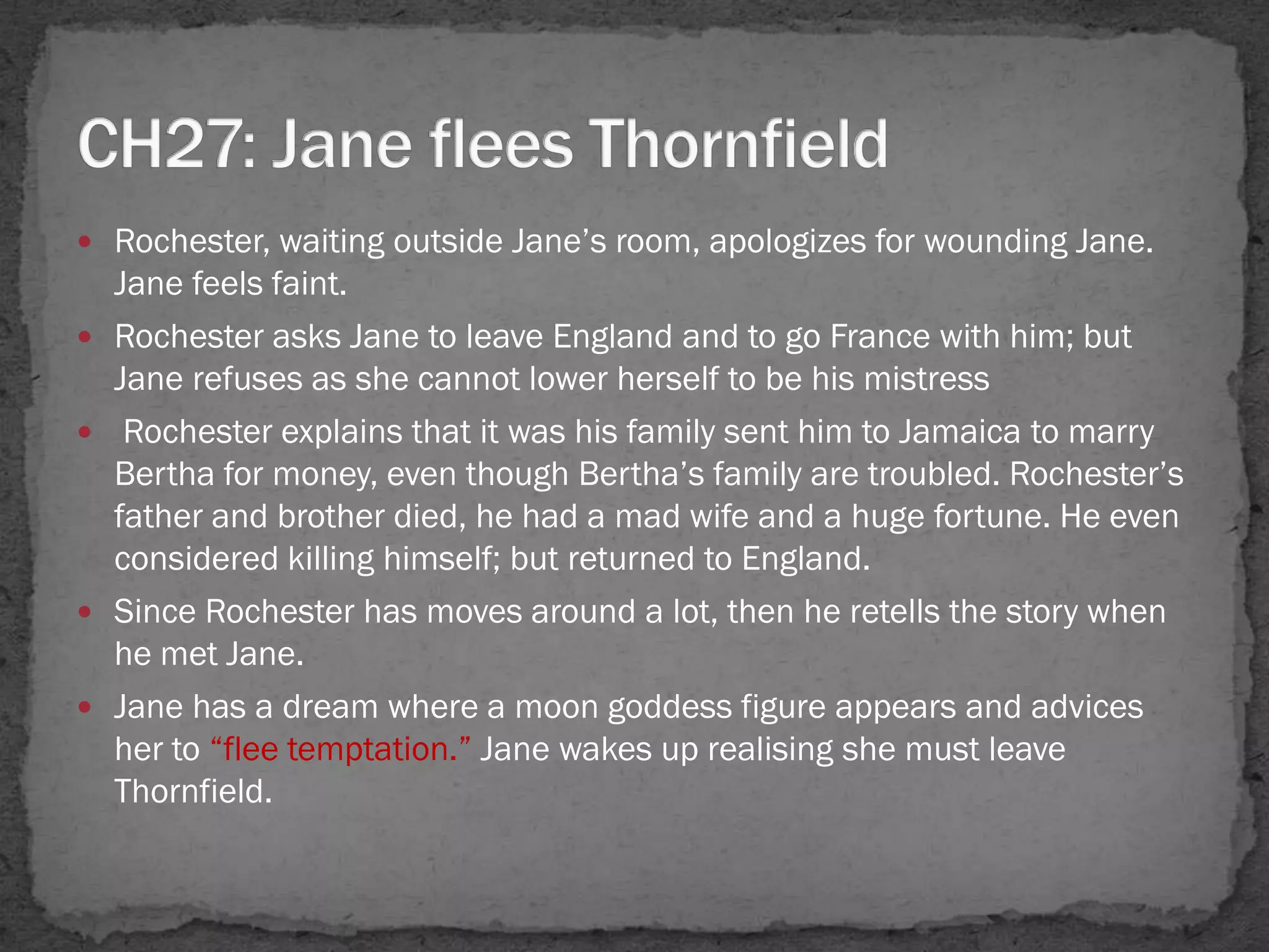 Key Passages in Jane Eyre | PPTX