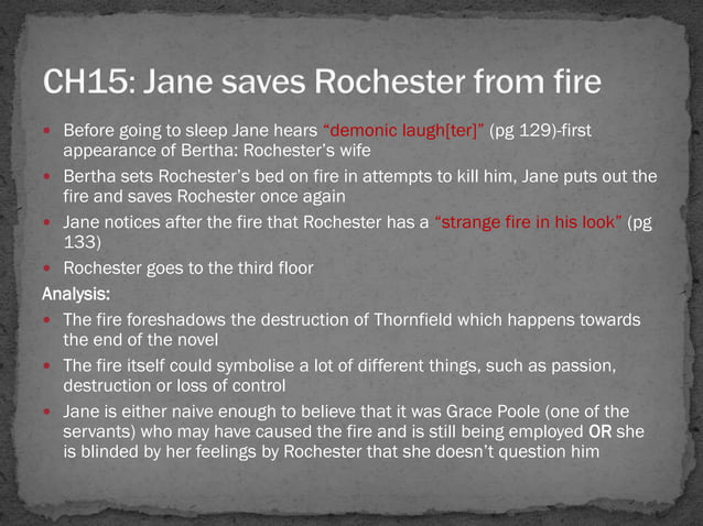 Key Passages in Jane Eyre | PPTX | Bereavement | Family and Relationships