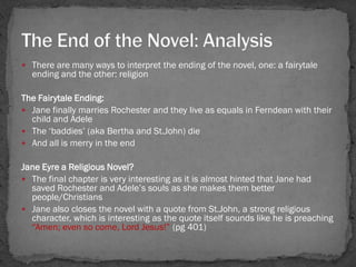 Key Passages in Jane Eyre | PPTX