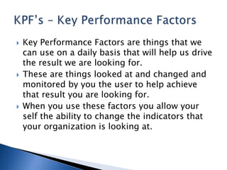 Key performance factors | PPT