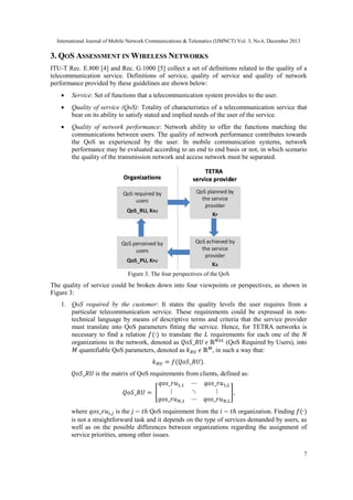 Key Performance Indicators for QOS Assessment in Tetra Networks | PDF