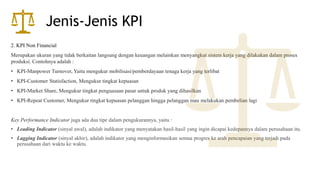 KPI (Key Performance Indicator) adalah alat ukur yang menggambarkan ...