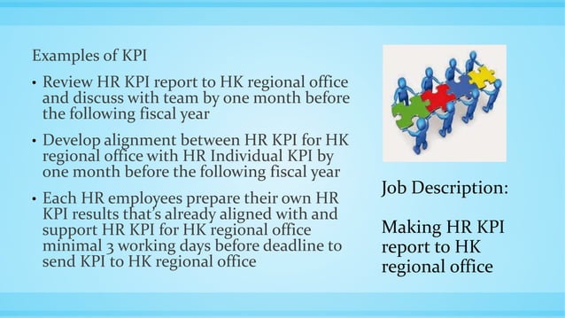 Key Performance Indicator For Millenials Examples Kpi For Hr Supervisor