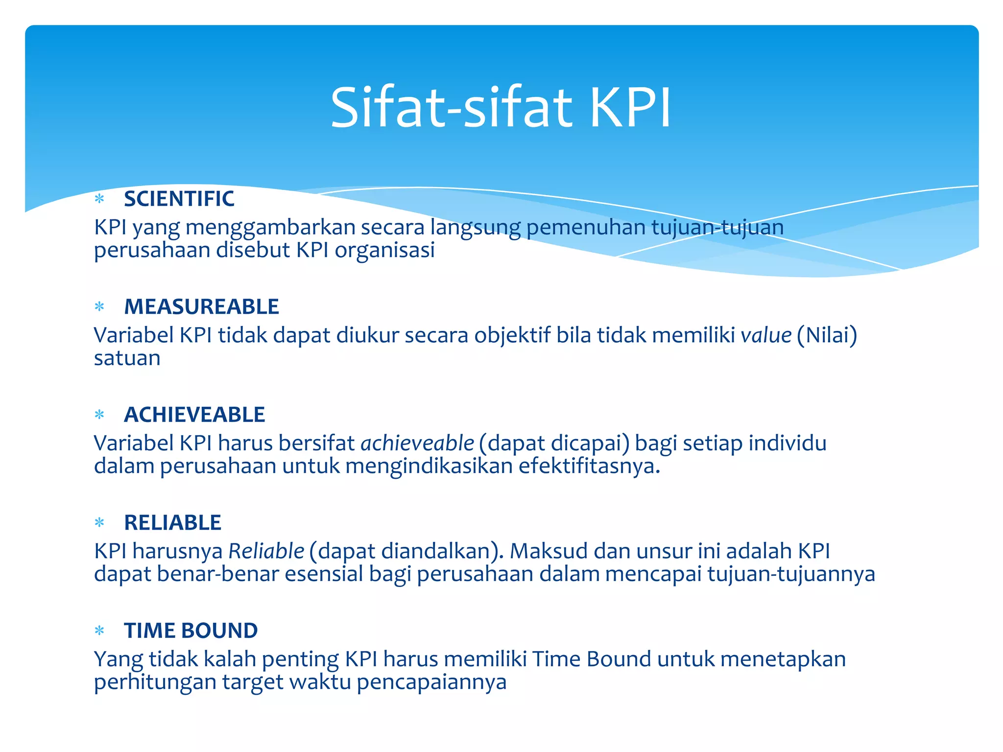 Key performance indicators-Presentasi Perencanaan Strategis | PPTX
