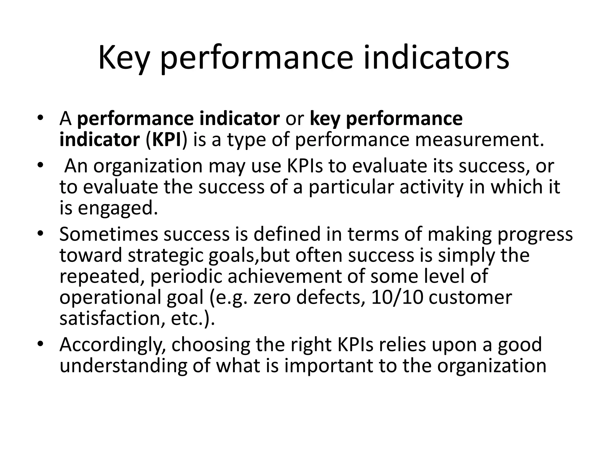 Key performance indicators | PPTX