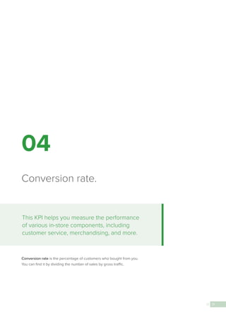 Retail Industry - Key performance indicators | PDF