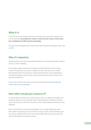 Retail Industry - Key performance indicators | PDF