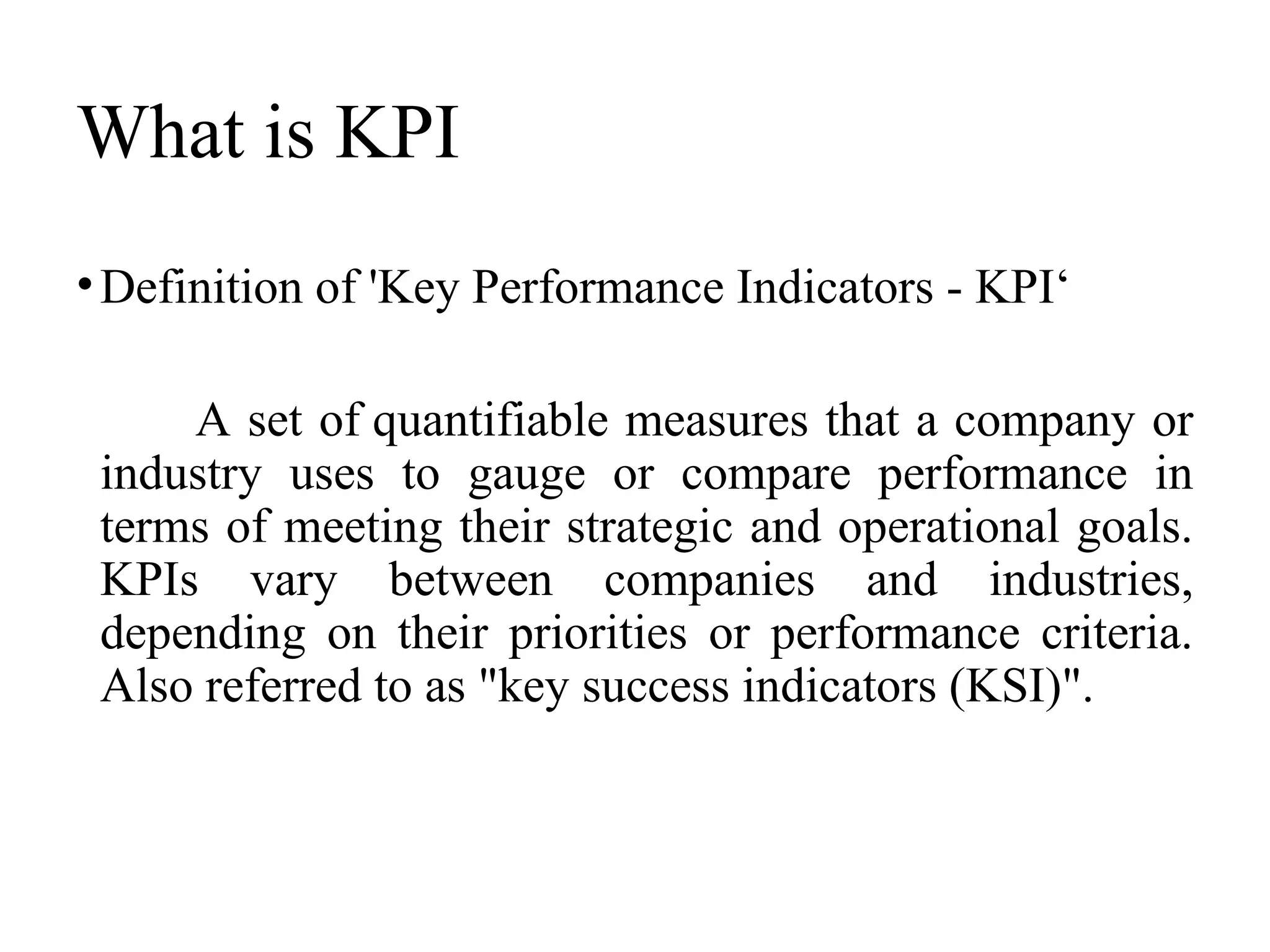 key performance indicators strategic human resource management.ppt