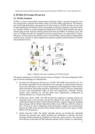 Key performance indicators for qos assessment in tetra networks | PDF