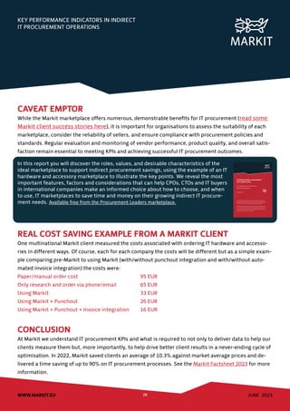 KEY PERFORMANCE INDICATORS IN IT PROCUREMENT | PDF