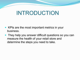 Key performance indicators in retail | PPTX